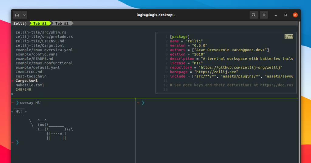Zellij è un nuovo multiplexer terminale scritto in ruggine - Guidetti Informatica